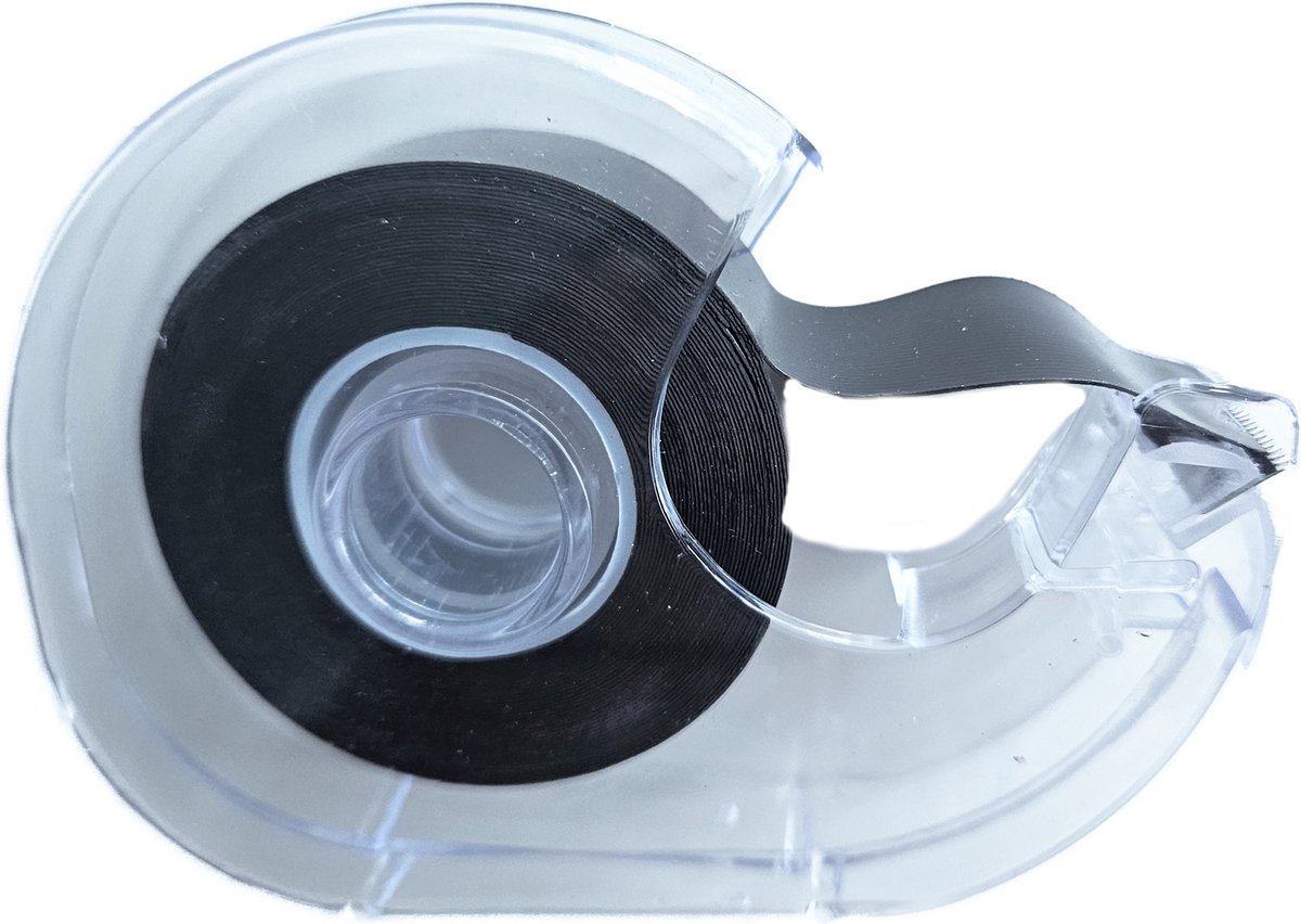 Magnetische tape op rol -zwart - 19 mm - Zelfklevende plakband ...