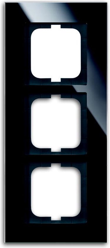 ABB Busch-Jaeger 1723-825 BJ AFDEKRAAM 3V C-GLAS ZWART | bol.com