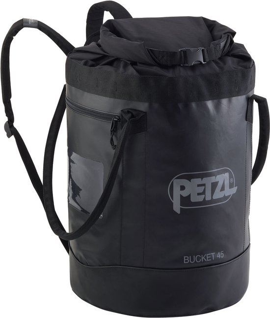 Petzl Bucket 45Ltr. - S00145 - Maat: 15 L30 L45 - Zwart/Zwart | bol