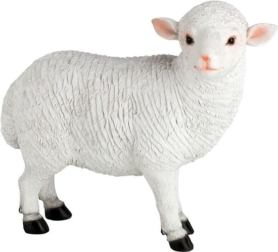 Schapendecoratiefiguur, natuurgetrouwe decoratieve tuinfiguren, groot ...