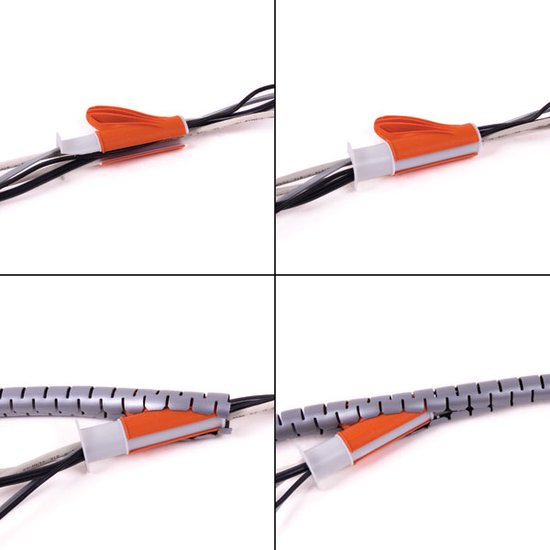 Cable eater rol 20 meter zilver diameter 25mm | bol