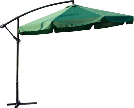 Grote Parasol Luuk - Polyester/Metaal - 3x3M | bol.com