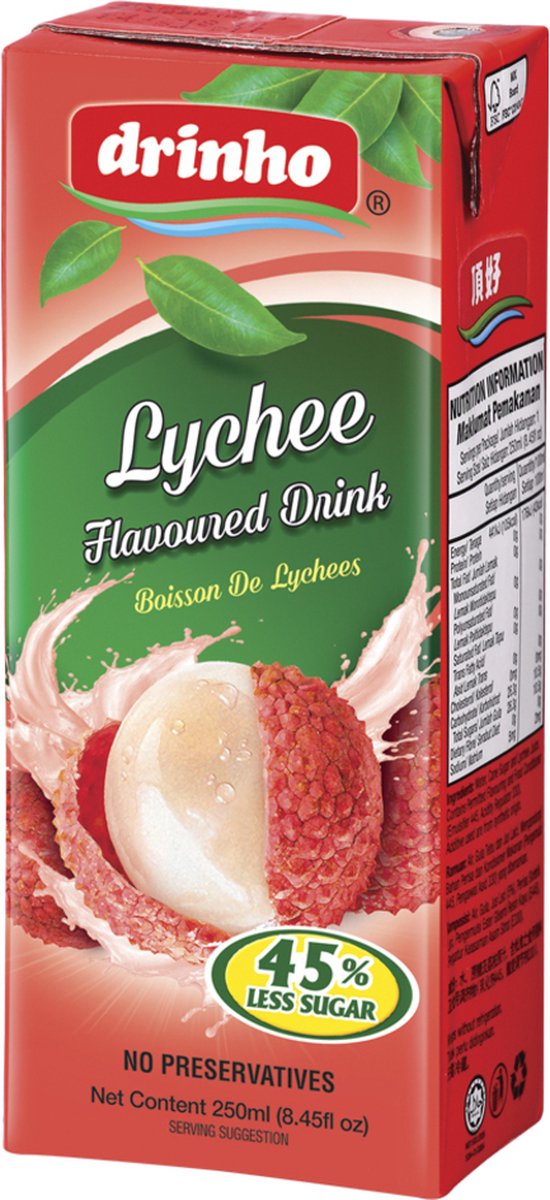 Drinho Lychee Drink 250 ml | bol