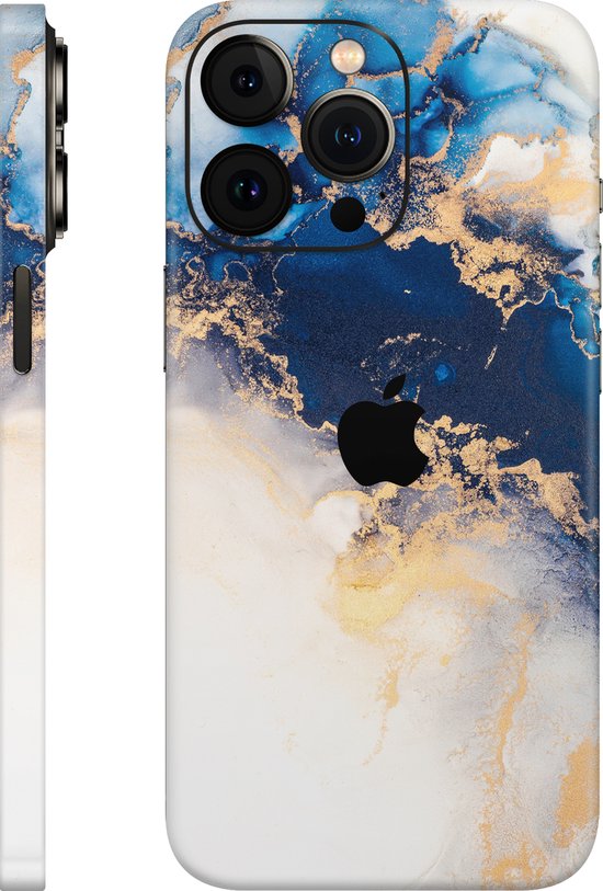 DODO Covers - iPhone 13 Pro Max Blue Marble Cover / Telefoonsticker ...