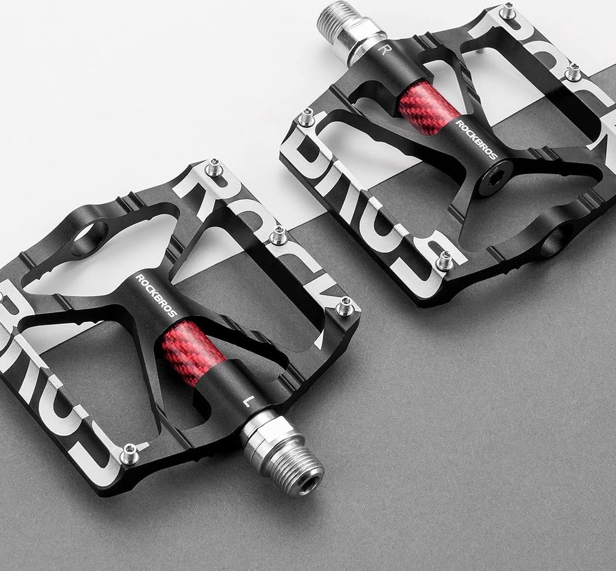 Fahrradpedale 9/16" Aluminiumlegierung MTB Pedale Mit Abgedichtete ...