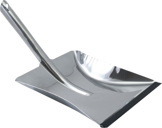 Sorex Vuilblik met rubber lip - rvs - 40 x 22 cm - stofblik - zilver ...