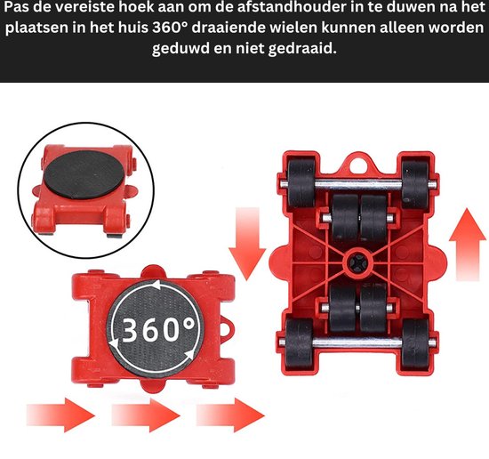 360 Graden Transportgereedschapsset Voor Het Verplaatsen Van Meubels ...
