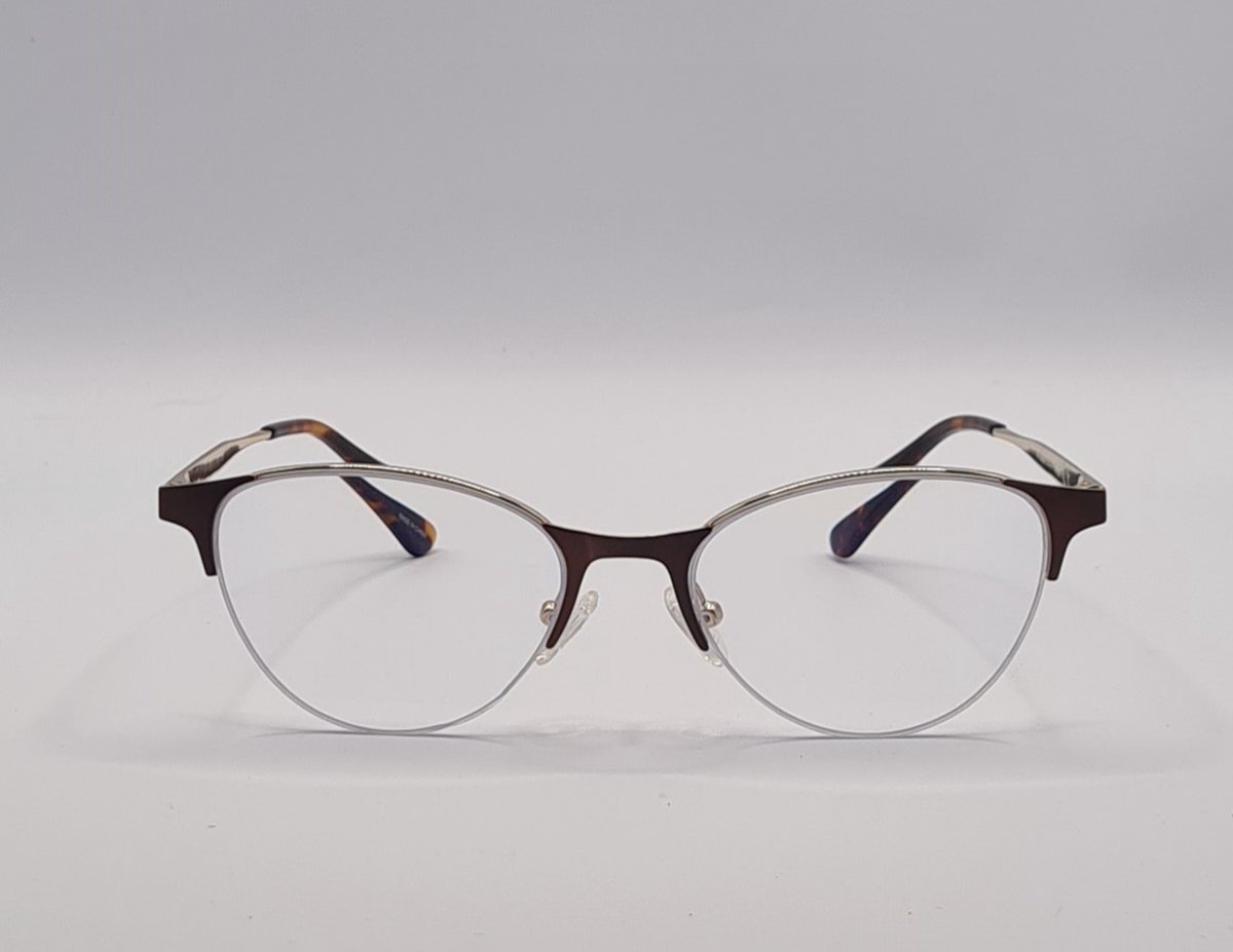 Dames min-bril op sterkte -2,5 (geen leesbril, afstandsbril), cat eye ...