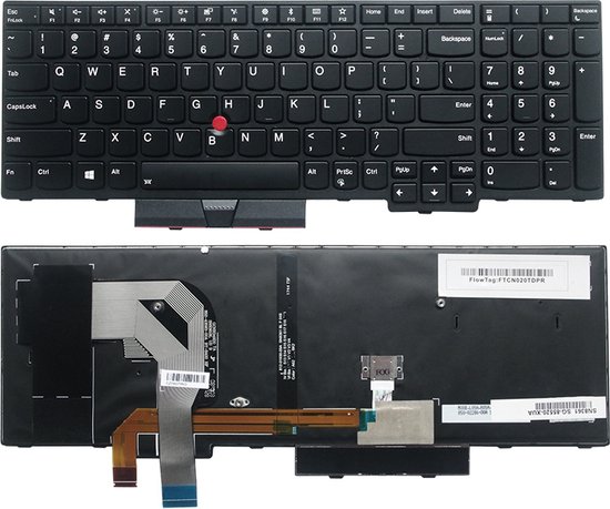 Backlit keyboard geschikt voor Lenovo 01ER560 (US/NL Qwerty) | bol
