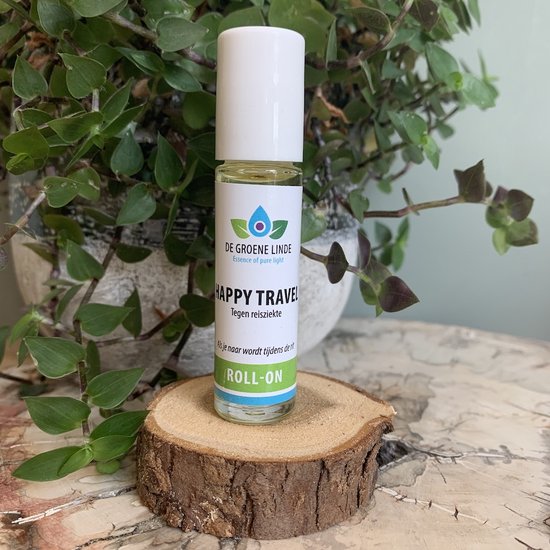 De groene linde - happy travel roll-on - etherische olie roller - 10ml | bol