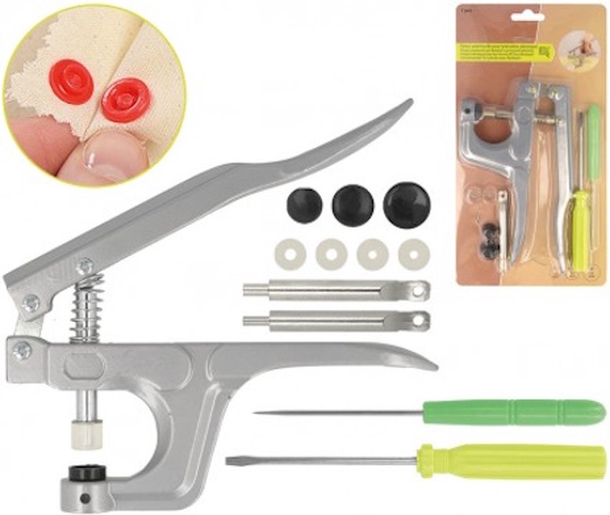 Universele tang voor kunststof drukknopen | bol.com