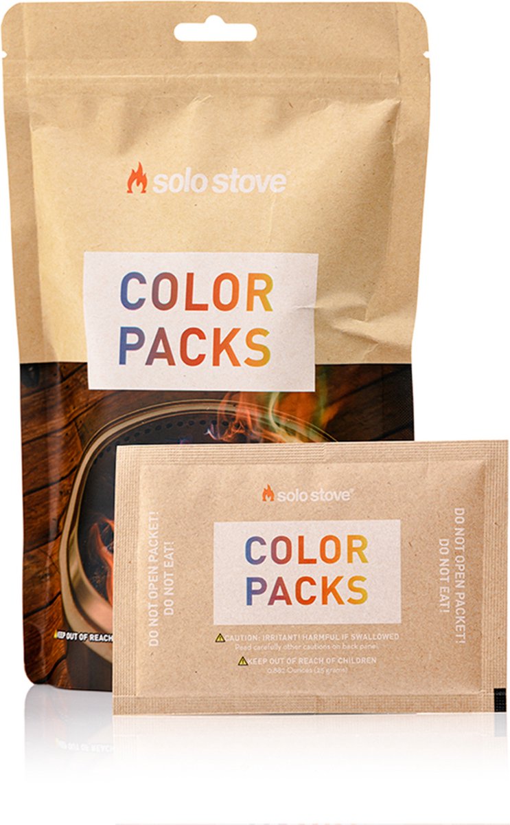 Solo Stove Color Packs, Kleurrijk vuurpoeder | Van kleur veranderend ...