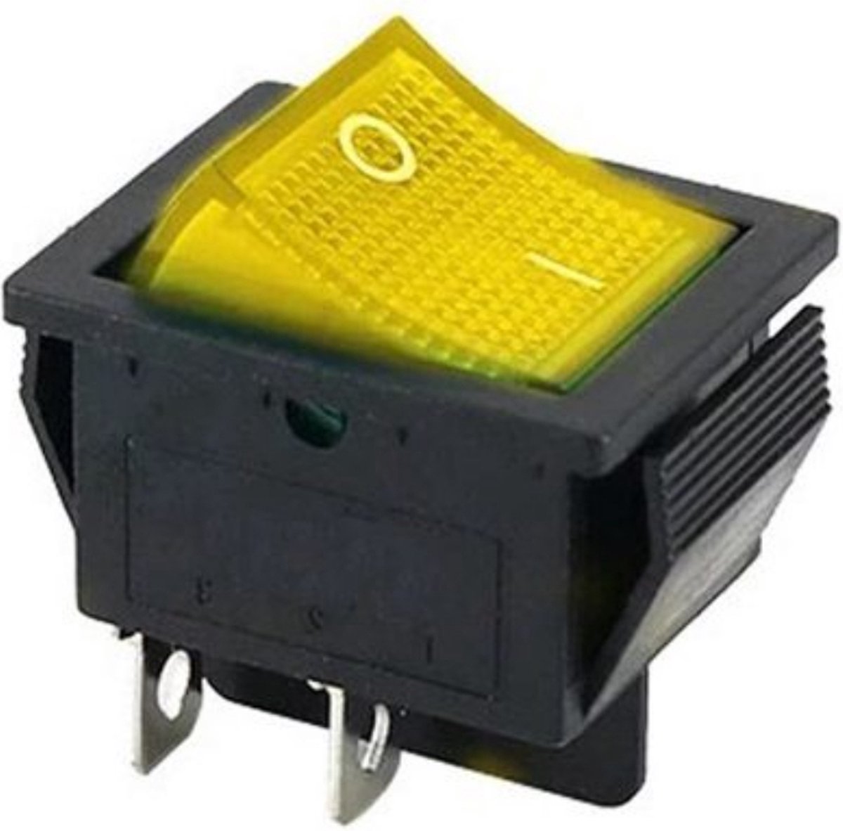 Wipschakelaar KCD4-101 - 2-Polig - 30x22mm - 12V - Max. 20A - Geel ...