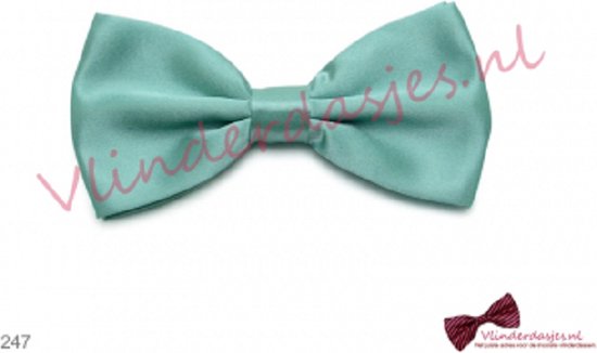Vlinderdas in effen mint groene kleur - 247 | bol.com