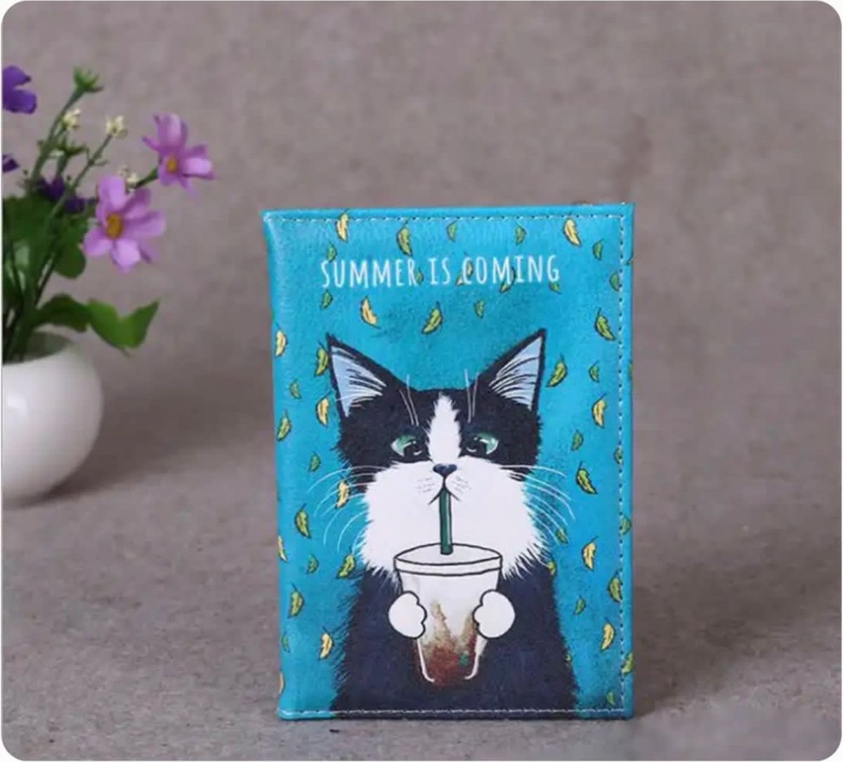 Akyol - Paspoorthouder kat - Paspoort Hoesje - Cover - Mapje - paspoort ...