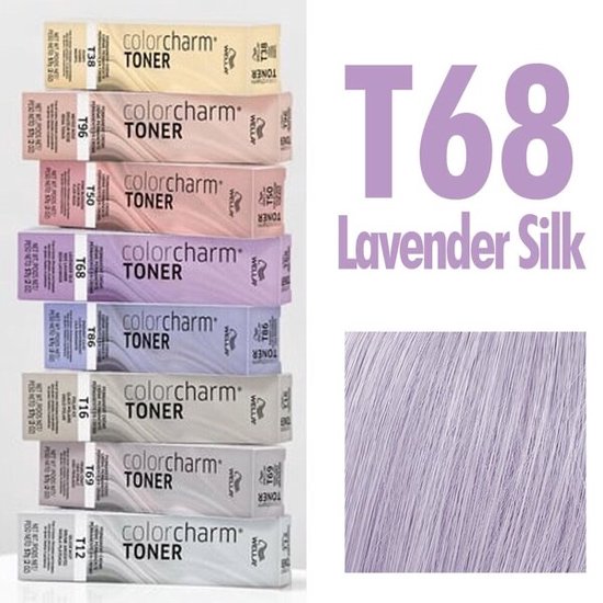 Wella Color Charm Permanent Creme Toner - T68 Lavender Silk - Wella ...