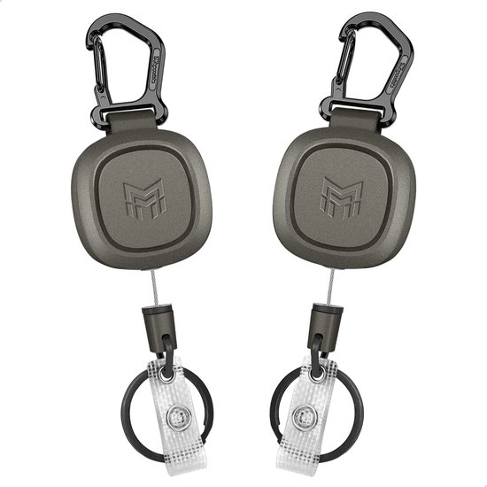 Duurzame intrekbare sleutelhanger, intrekbare karabijn-ID-ID-ID-ID-ID ...