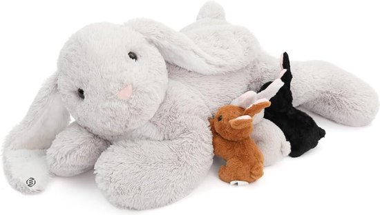 Equivera Ademende Knuffel - Kalmerende Knuffel - Slaapotter ...