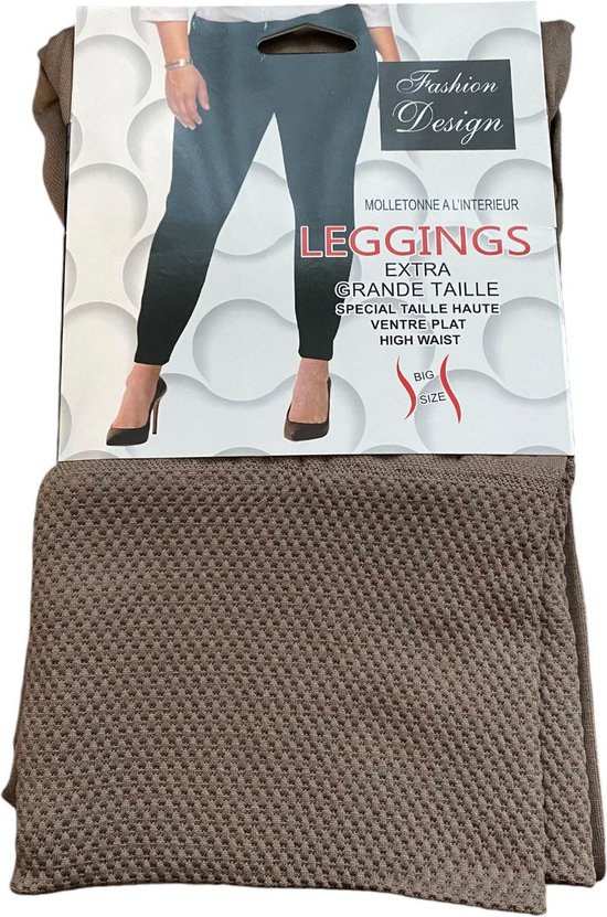Dames Thermo Legging -Thermo Broek - Fleece - Verstevigende Hoge Taille - Grote Maat -... | bol
