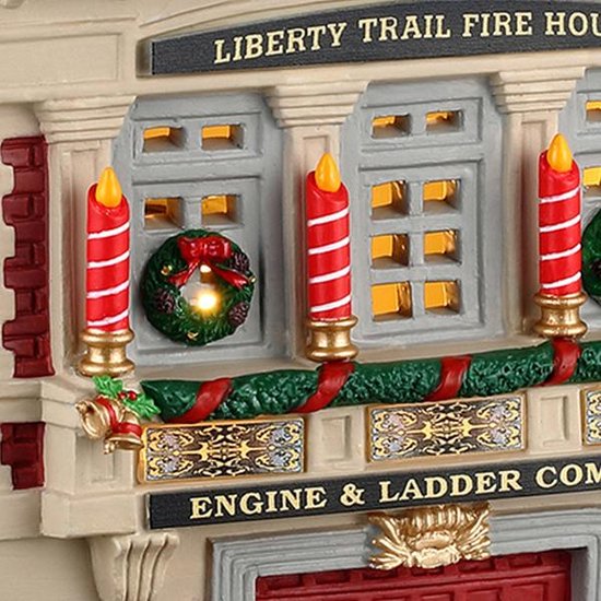 Lemax - Liberty Trail Fire House | bol