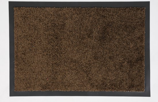 Ikado Droogloopmat binnen donkerbruin - 80 x 120 cm | bol