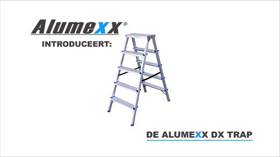Alumexx DX - Dubbele trap 7 treden - Huishoudtrap - Keukentrap ...