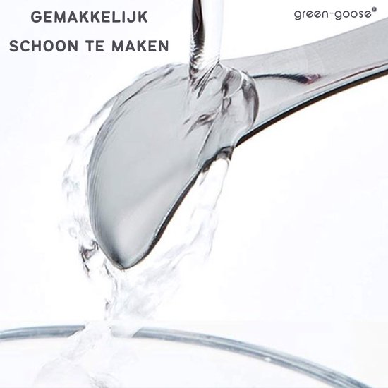 green-goose® Tongschraper Set van 2 - duurzaam metaal - hygienisch ...