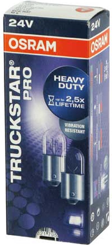 Osram 5637TSP 10W 24V BA15S UNV1 TRUCKSTAR® PRO R10W 24V | bol