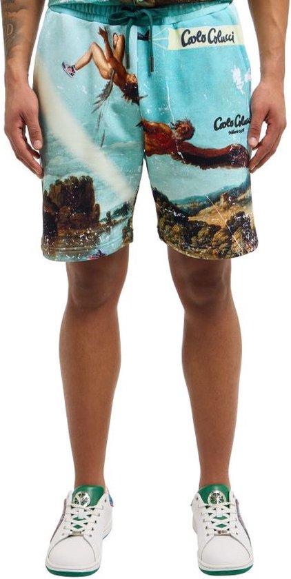 Carlo Colucci Heren Korte Broek Blauw C4430/171 | bol