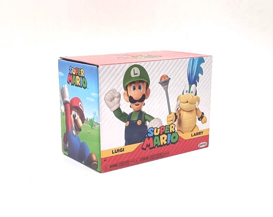 Jakks pacific World of Nintendo Super Mario Luigi & Larry 4-Inch Figure ...