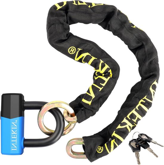 120-cm-lang motorslot ketting 10-mm-dik met U-slot - hoge veiligheid ...