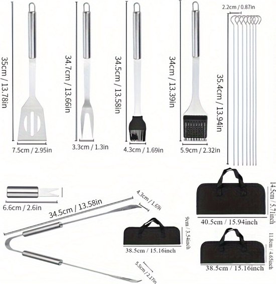 Nivard Barbeque Set - Barbecueset - Barbecue - Barbecues - BBQ ...