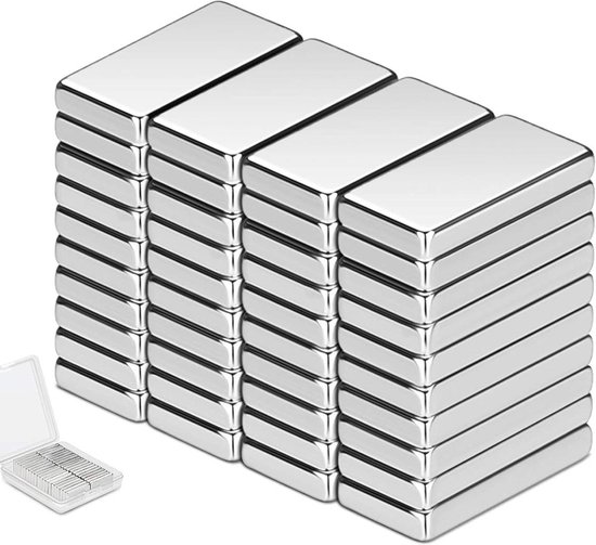 20 x 10 x 3 mm mini neodymium magneten - 40 stuks rechthoekige magneten ...