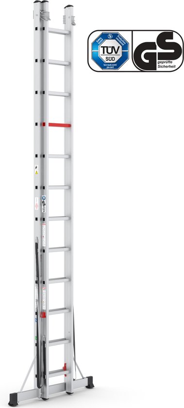 Professionele Ladder | 2-delig | 2x12 Sporten | reformladder | ladder ...
