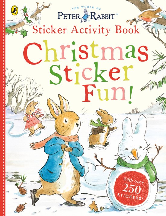 Peter Rabbit Christmas Fun Sticker Activity Book, Beatrix Potter ...
