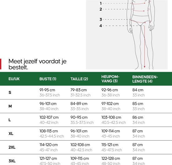 DANISH ENDURANCE Merino Thermo Ondergoed Set - Extreme Kou - voor Heren - Donkergrijs - M | bol