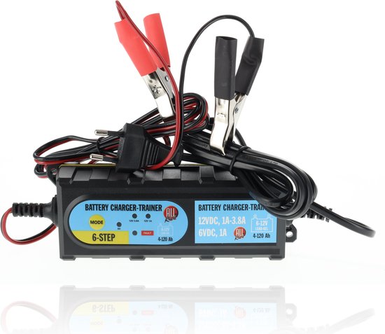 Acculader 12V voor auto, motor en boot | geschikt voor agm, gel en ...