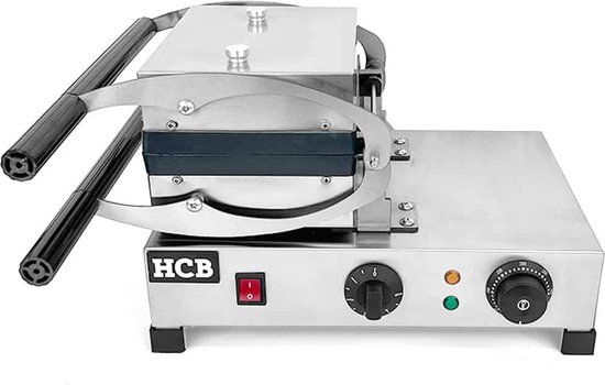 HCB® - Professioneel horeca Wafelijzer met timer - kantelbaar - 230V ...