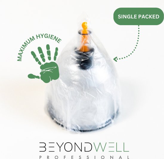 BeyondWell Hijama Cupping Cups 4.4 cm (100 stuks) - Premium Product | bol