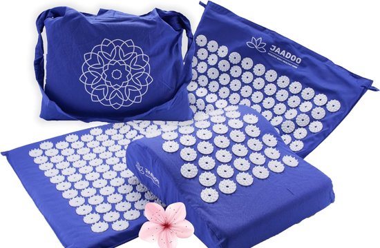 Spijkermat Set met Spijkerkussen - Acupressuur Mat - Spijkerbed ...
