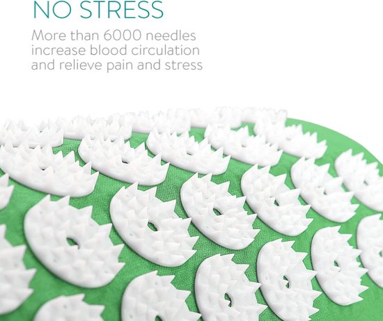 Spijkermat Set met Spijkerkussen - Acupressuur Mat - Spijkerbed ...
