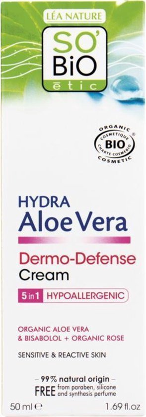 So Bio Etic Aloevera Cream Dermo Defense - 3x50ml - Voordeelverpakking ...