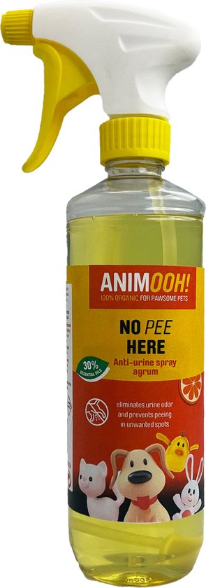 Animooh!, No Pee Here Agrum, anti-urine spray 500ml | bol