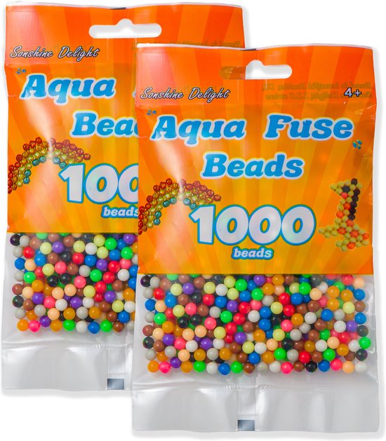 Aqua fuse beads – 2000 stuks in 12 verschillende kleuren– geschikt voor ...