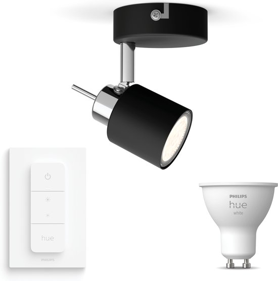 Philips Meranti Spot en saillie - Zwart - 1 point lumineux - Spots en ...