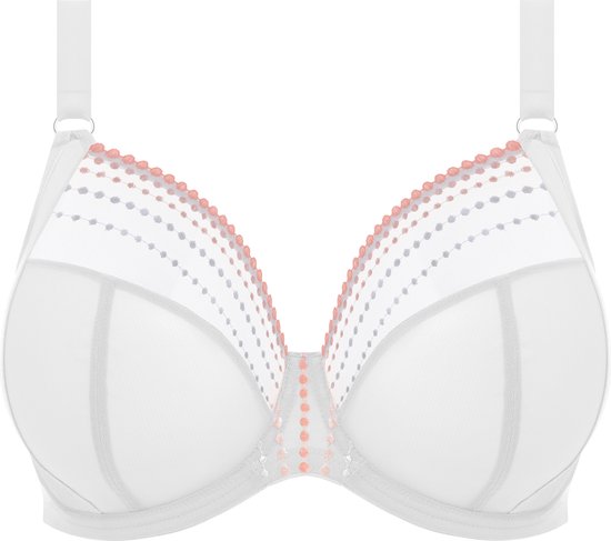 Elomi MATILDA Dames Plunge Beha - WHITE - Maat 85K | bol