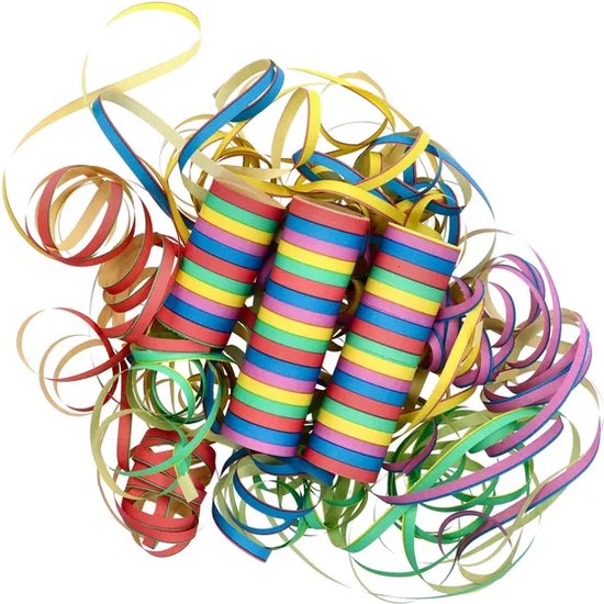 Serpentines - Multicolour - 4 meter - 3 stuks | bol