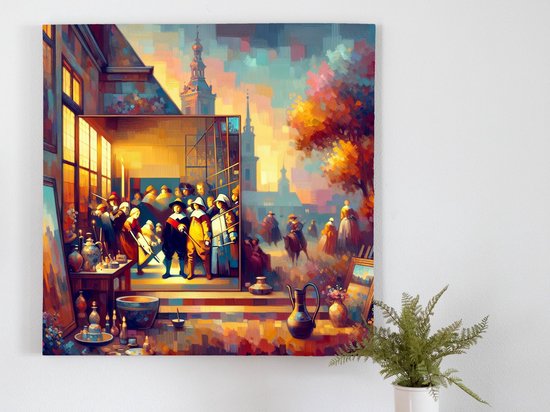 Abstract vermeer schilderij | Verrassend Vermeer: Een Abstracte ...