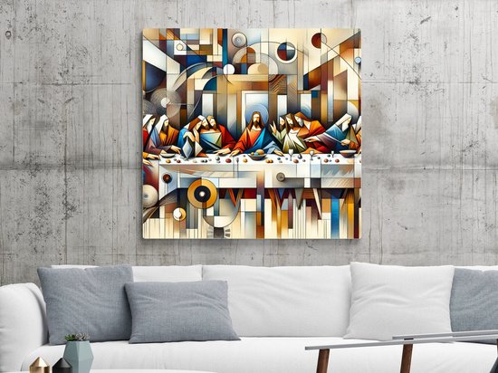 Modern laatste avondmaal schilderij | Eigentijdse interpretatie van het ...