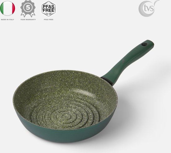 TVS ECO OK Keramische Grillpan - PFAS-vrij - BPA-vrij - Ø26cm ...